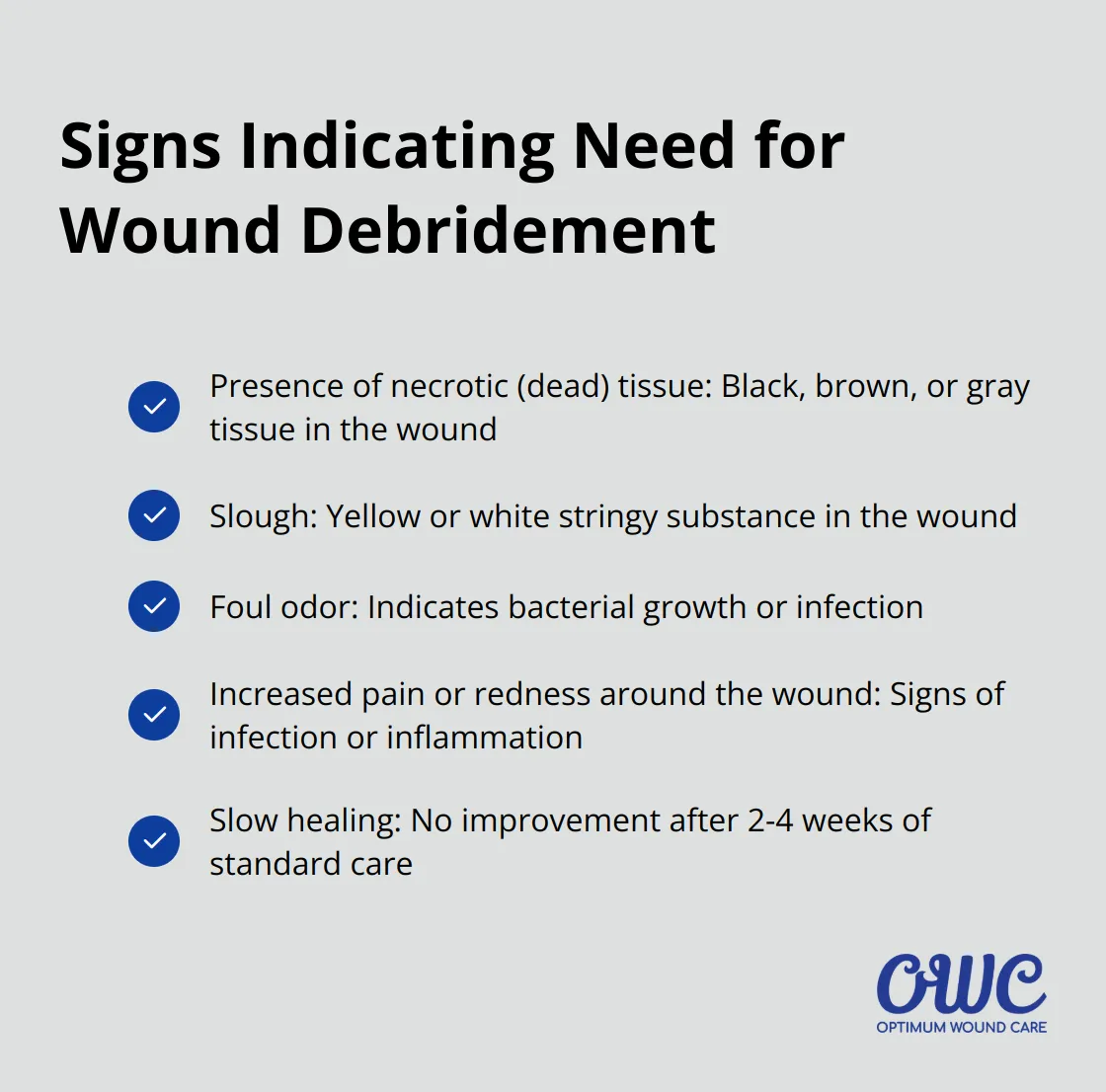 What Is Wound Debridement and When Is It Needed? - OWC Center